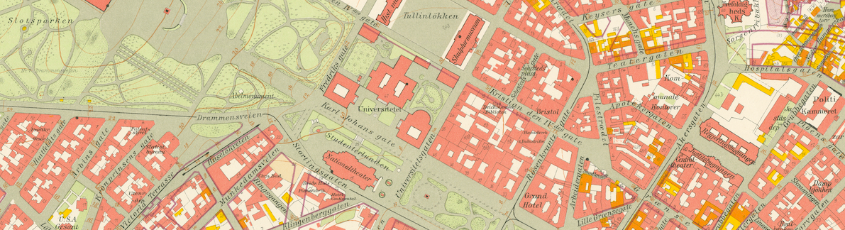 Kristiania 1921 – Dapa Maps