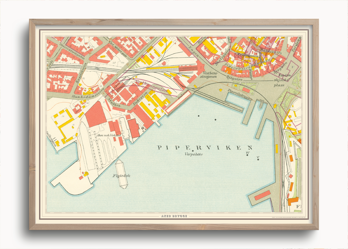 Aker Brygge 1921 – Dapa Maps