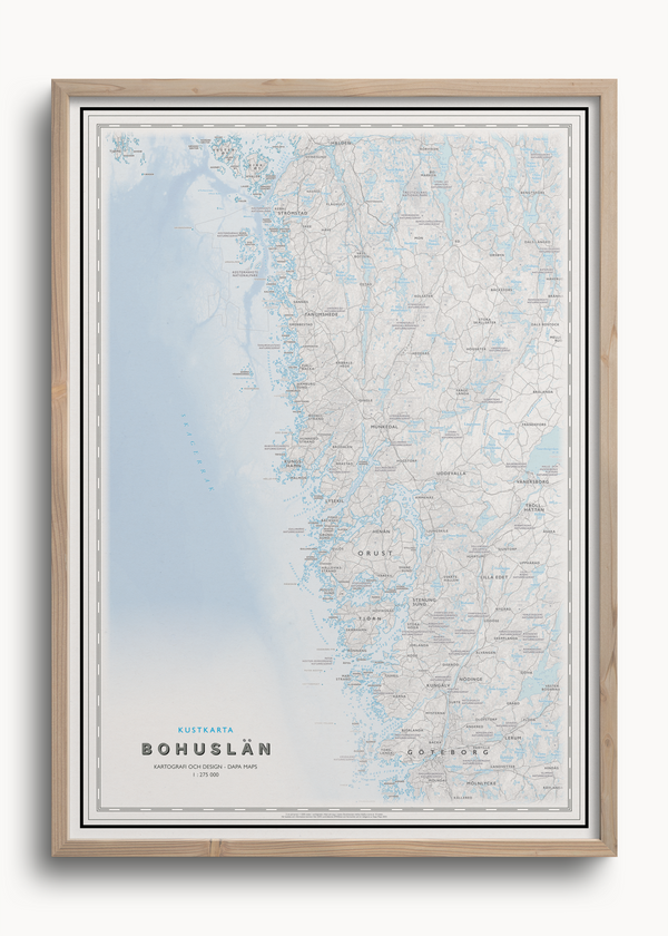 Skjærgårdskart Bohuslän – Dapa Maps