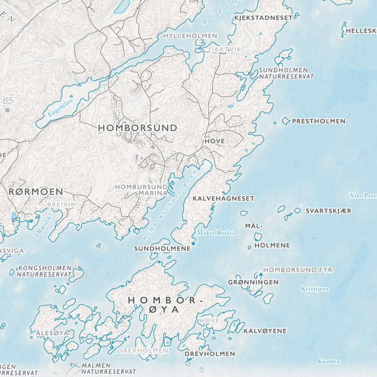 Skjærgårdskart Grimstad – Dapa Maps