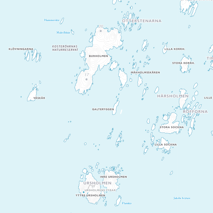 Koster – Veggkart | Dapa Maps