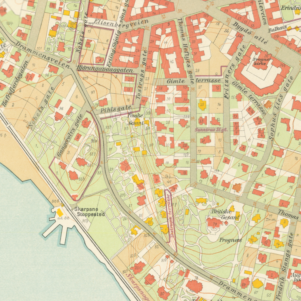 Frogner 1921 – Dapa Maps