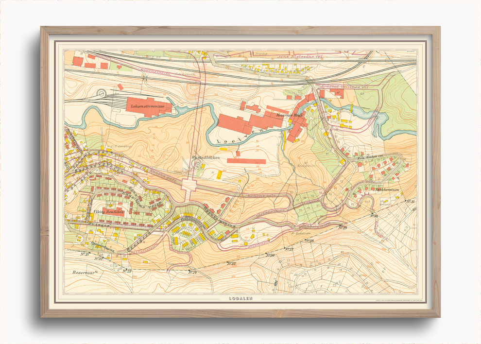 Lodalen 1921 – Dapa Maps