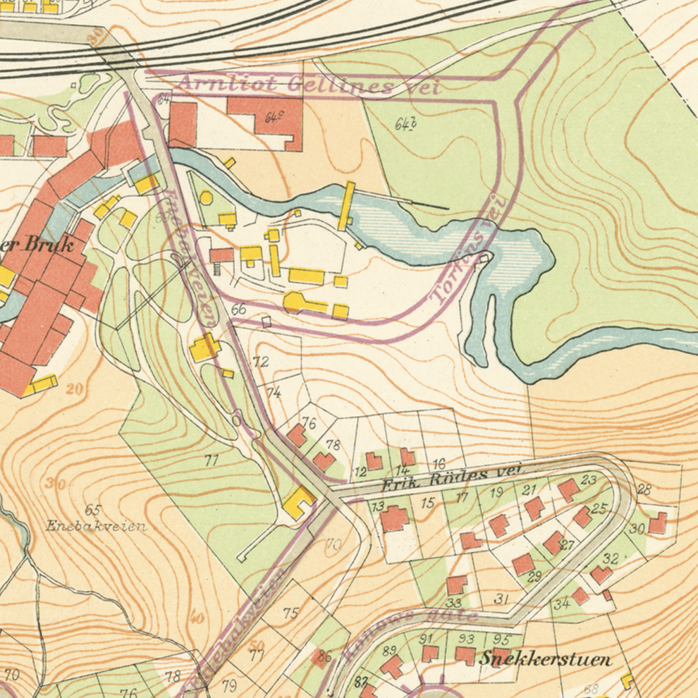 Lodalen 1921 – Dapa Maps