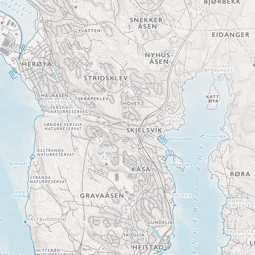 Skjærgårdskart Porsgrunn - Bamble – Dapa Maps