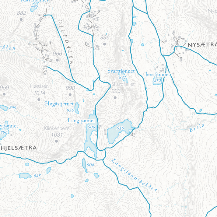 Skikart Ringebu – Dapa Maps