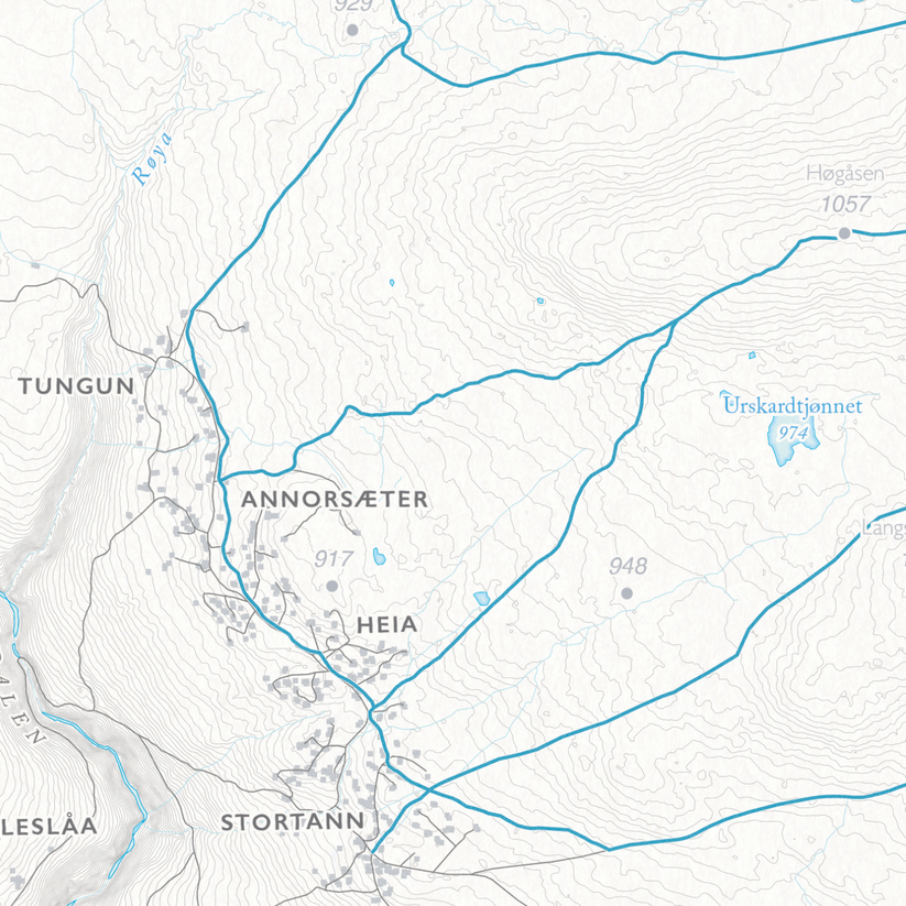 Skikart Ringebu – Dapa Maps
