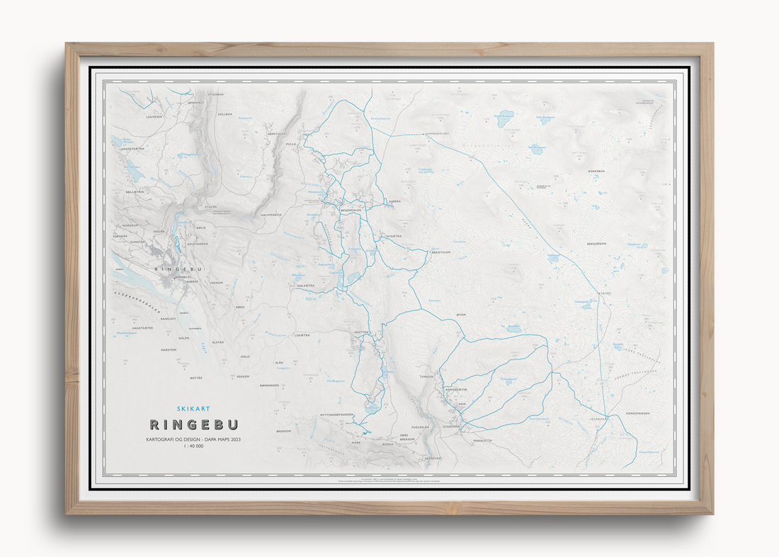 Skikart Ringebu – Dapa Maps