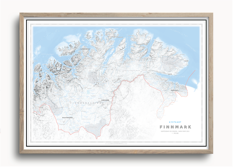 Kystkart Finnmark – Dapa Maps