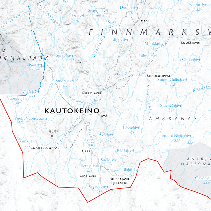 Kystkart Finnmark – Veggkart | Dapa Maps