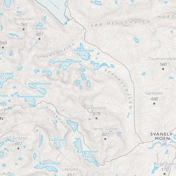 Kystkart Senja – Dapa Maps