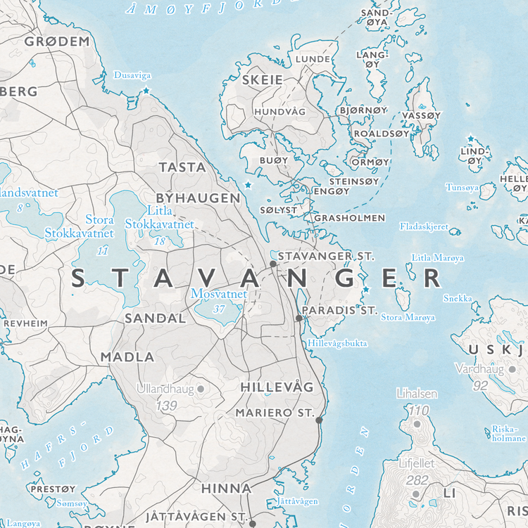 Skjærgårdskart Stavanger – Dapa Maps