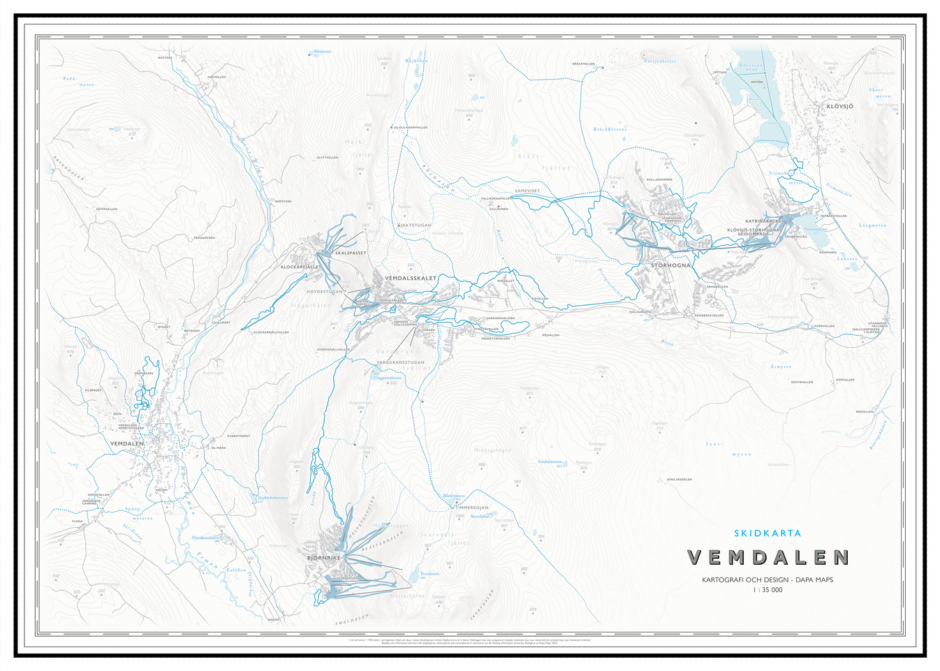Skikart Vemdalen – Dapa Maps