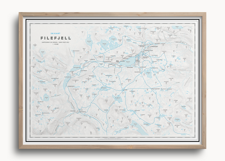 Skikart Filefjell – Dapa Maps