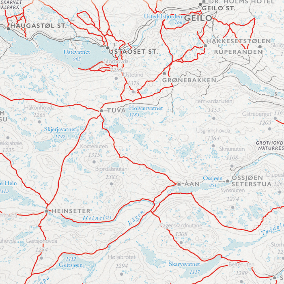 Turkart Hardangervidda – Dapa Maps