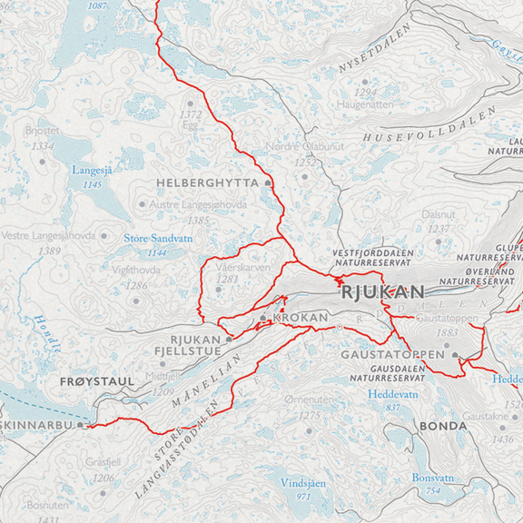 Turkart Hardangervidda – Dapa Maps