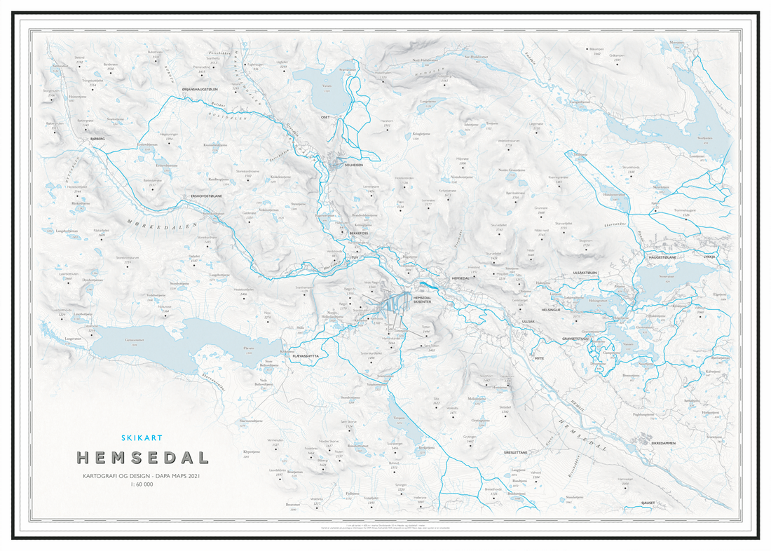 Skikart Hemsedal – Dapa Maps