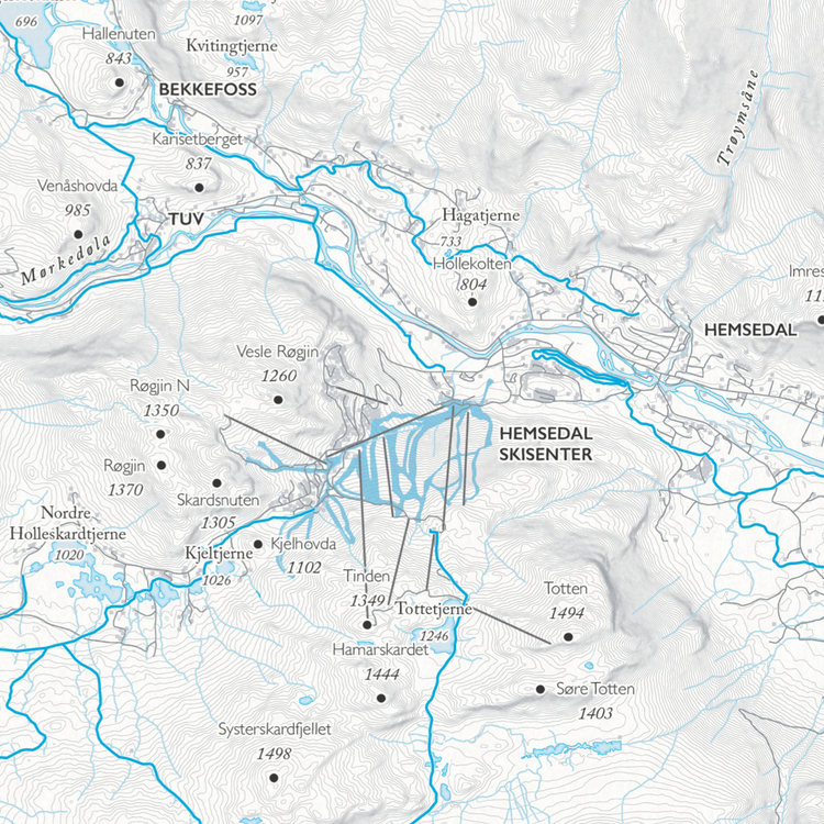 Skikart Hemsedal – Dapa Maps