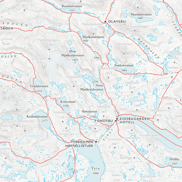 Turkart Jotunheimen – Dapa Maps