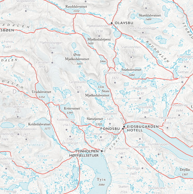 Turkart Jotunheimen – Dapa Maps