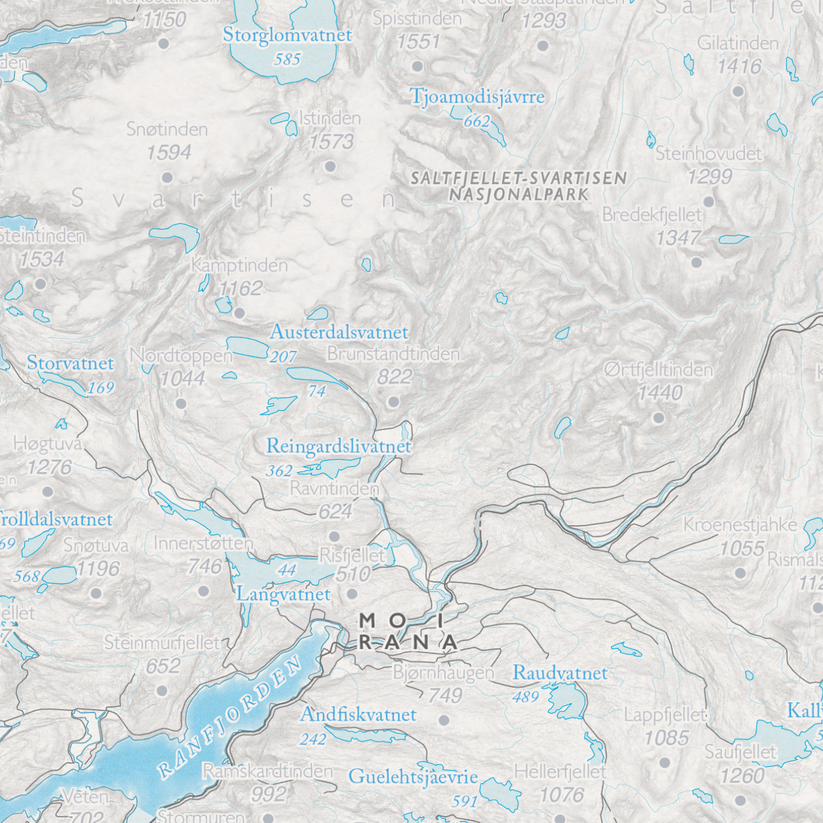 Kystkart Helgeland – Dapa Maps