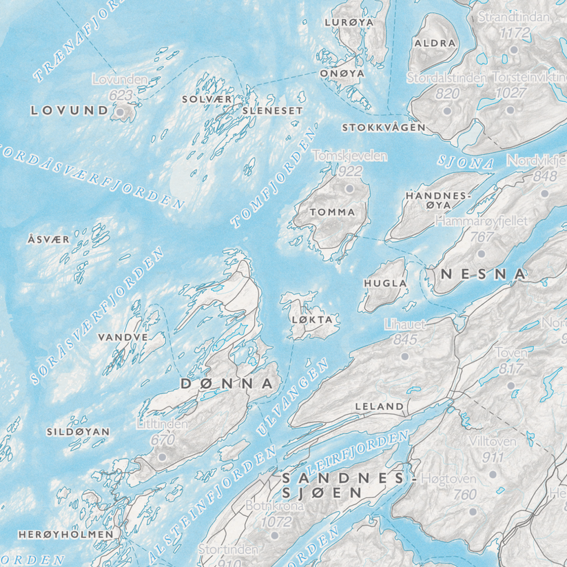 Kystkart Helgeland – Dapa Maps