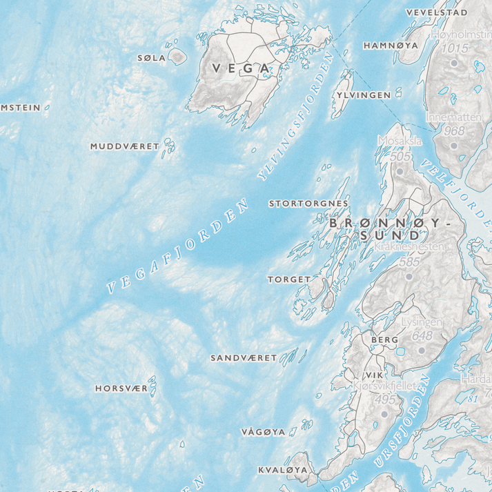 Kystkart Helgeland – Dapa Maps