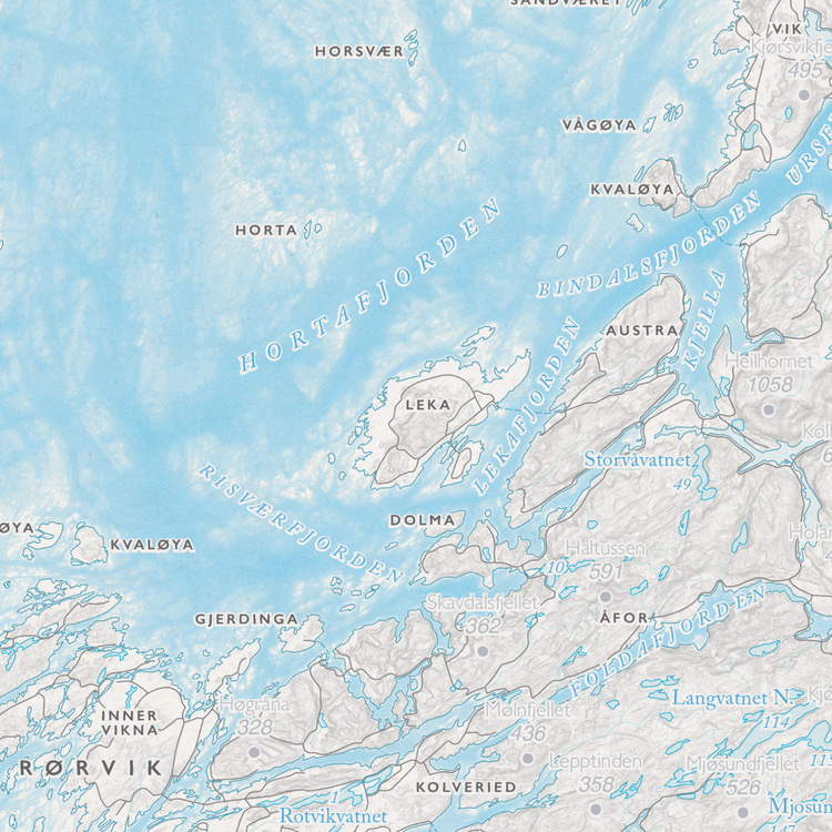 Kystkart Helgeland – Dapa Maps