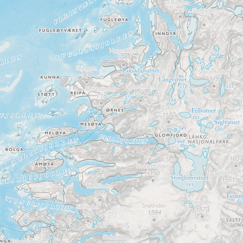 Kystkart Helgeland – Dapa Maps