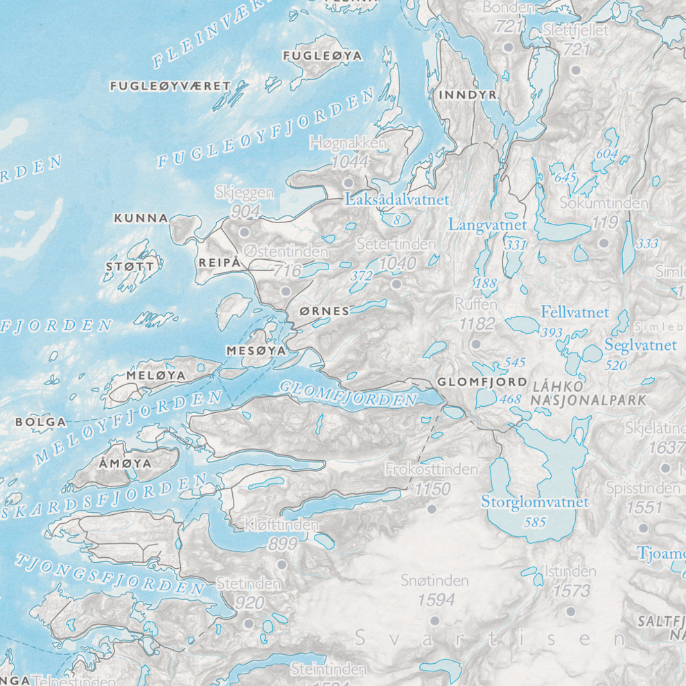 Kystkart Helgeland – Dapa Maps