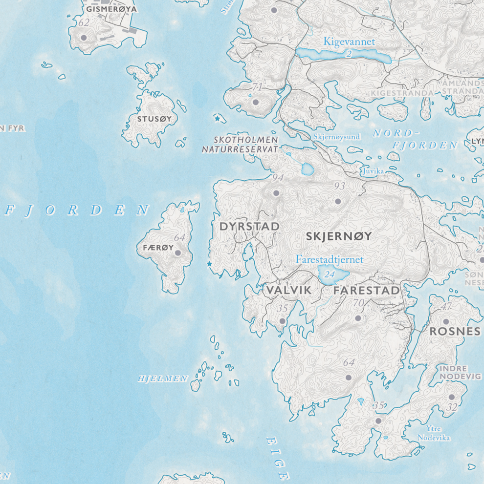 Skjærgårdskart Mandal – Dapa Maps