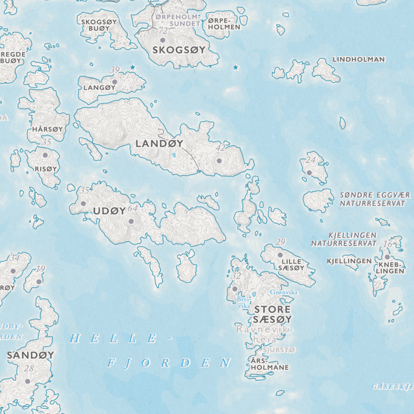 Skjærgårdskart Mandal – Dapa Maps