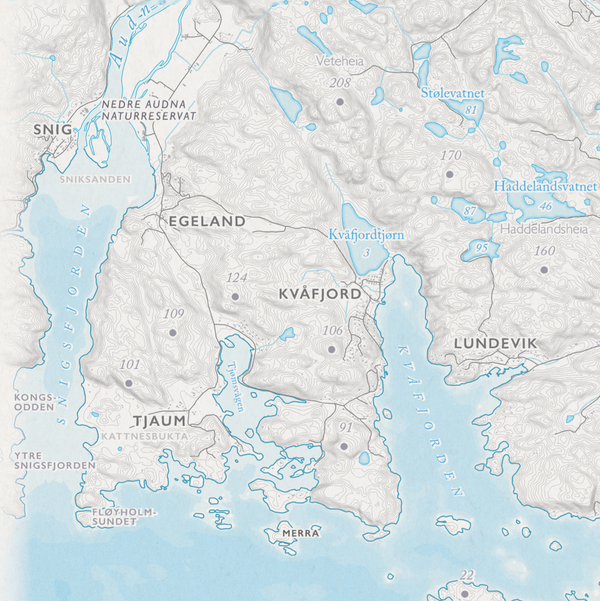 Skjærgårdskart Mandal – Dapa Maps