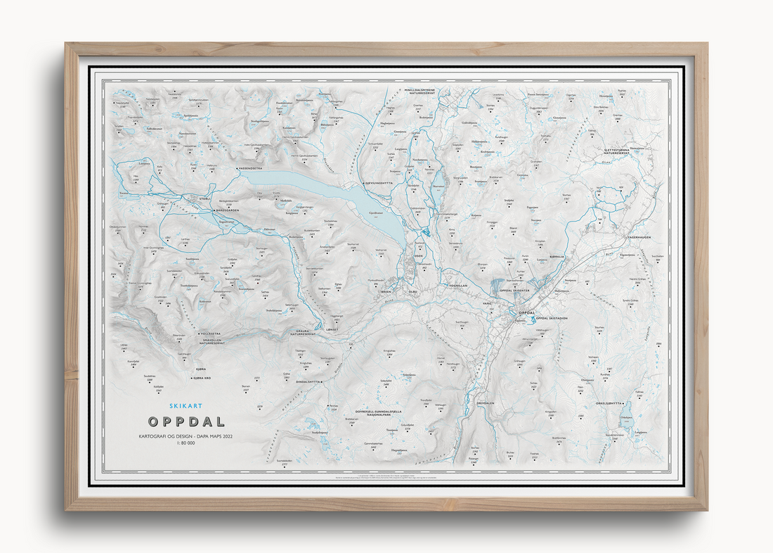 Skikart Oppdal – Dapa Maps