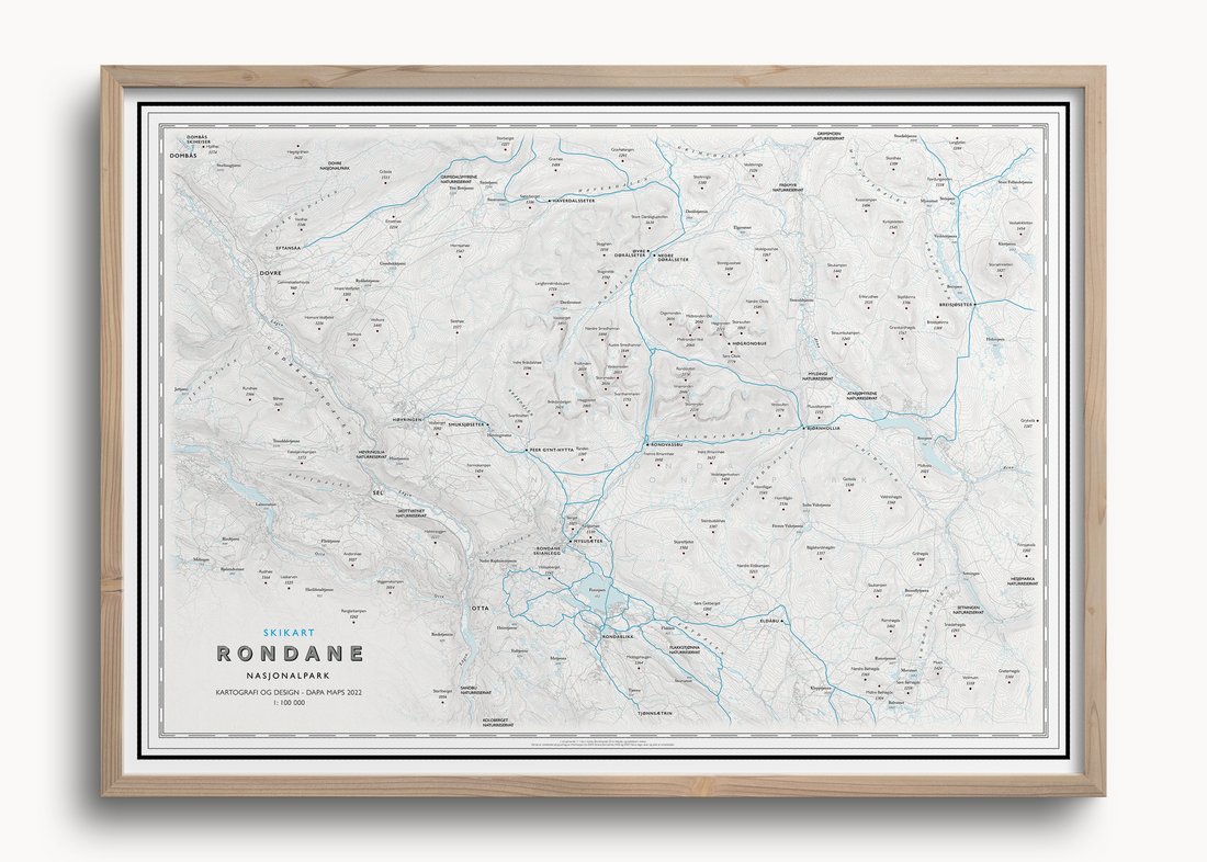 Skikart Rondane – Dapa Maps