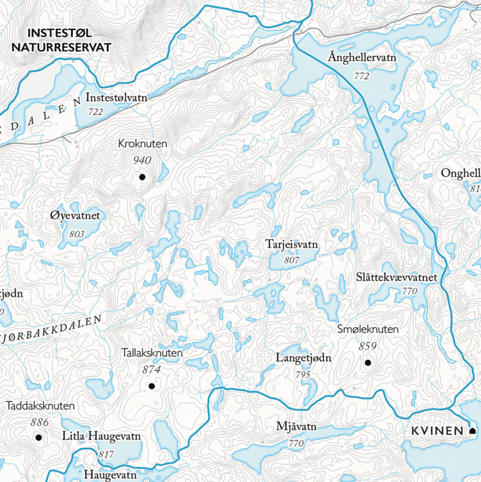 Skikart Sirdal – Dapa Maps