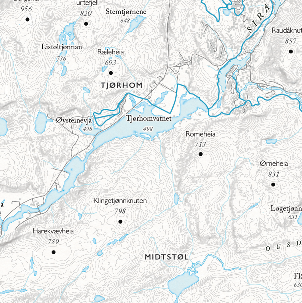 Skikart Sirdal – Dapa Maps