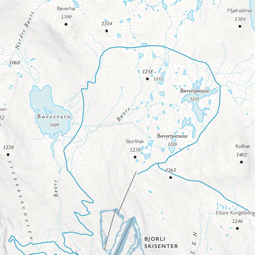 Skikart Bjorli – Dapa Maps