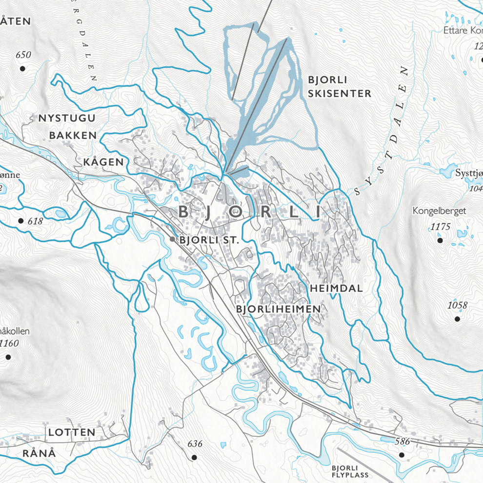 Skikart Bjorli – Dapa Maps