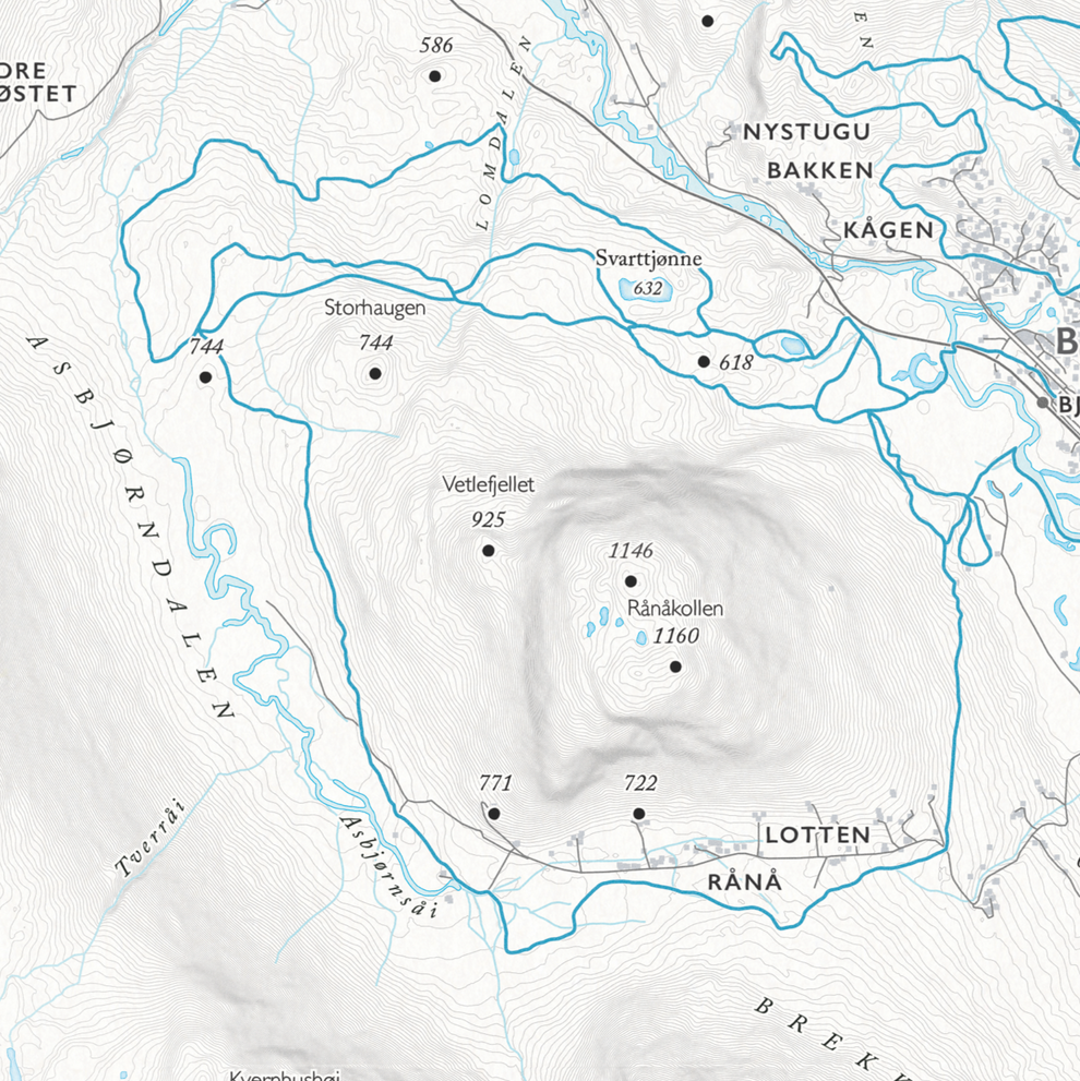 Skikart Bjorli – Dapa Maps