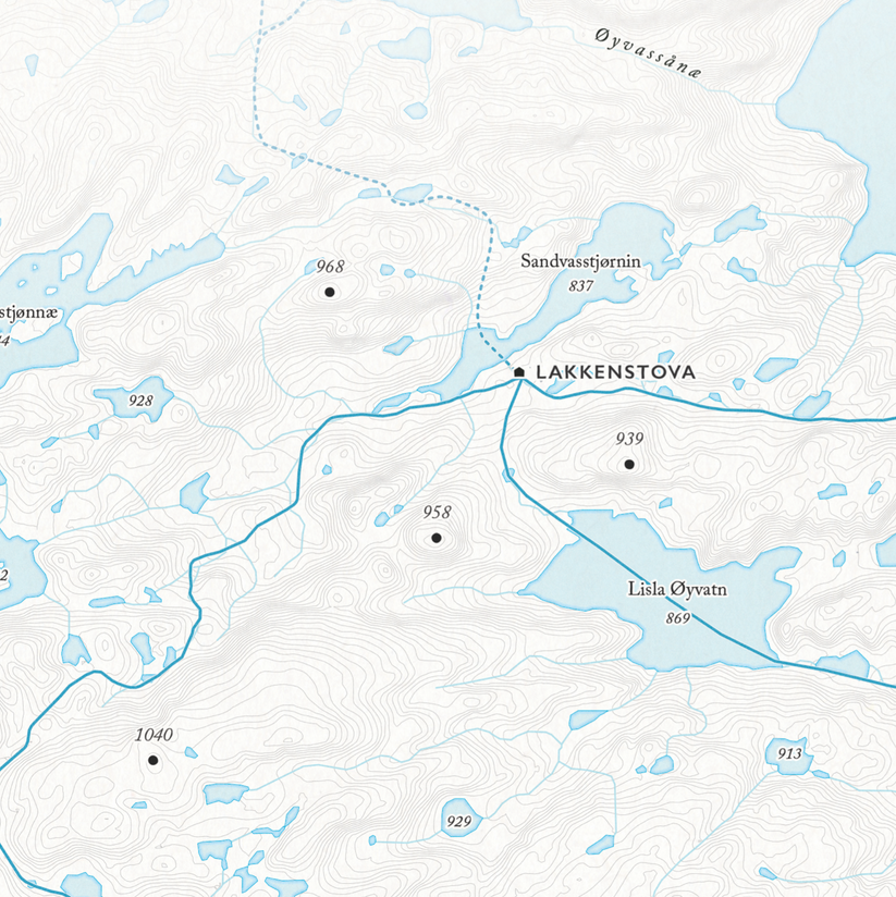 Skikart Ljosland – Dapa Maps