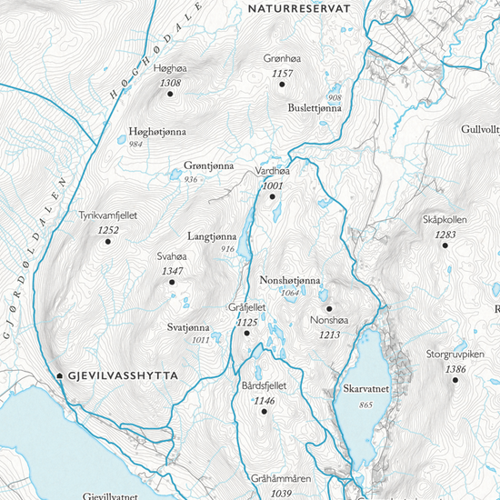 Skikart Oppdal – Dapa Maps