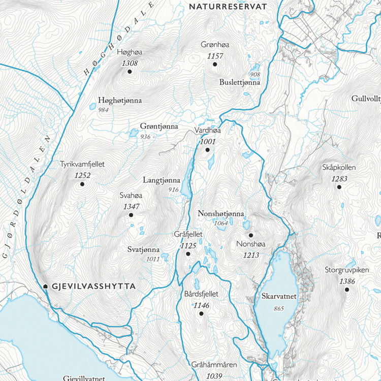 Skikart Oppdal – Dapa Maps