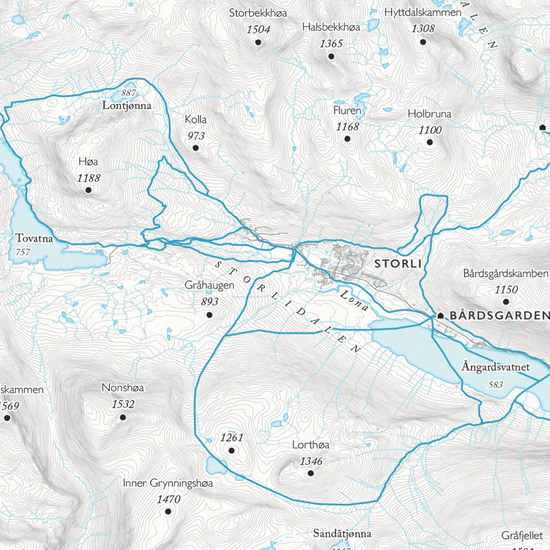 Skikart Oppdal – Dapa Maps