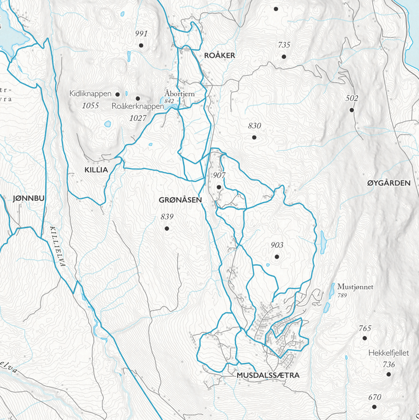 Skikart Skeikampen – Dapa Maps
