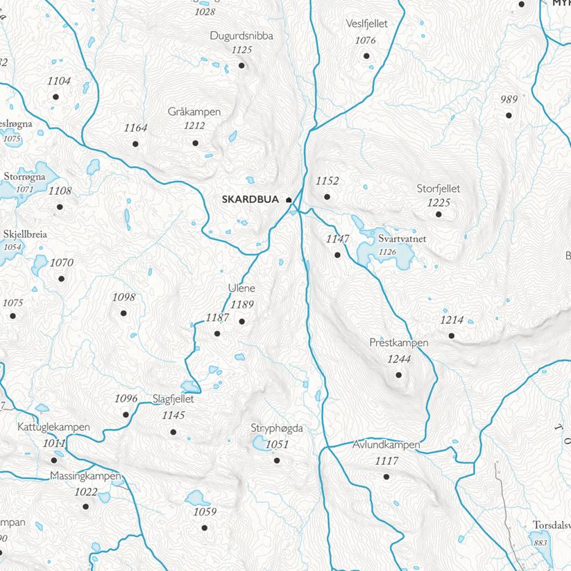 Skikart Skeikampen – Dapa Maps