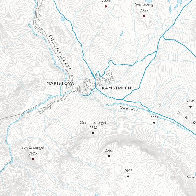 Skikart Filefjell – Dapa Maps