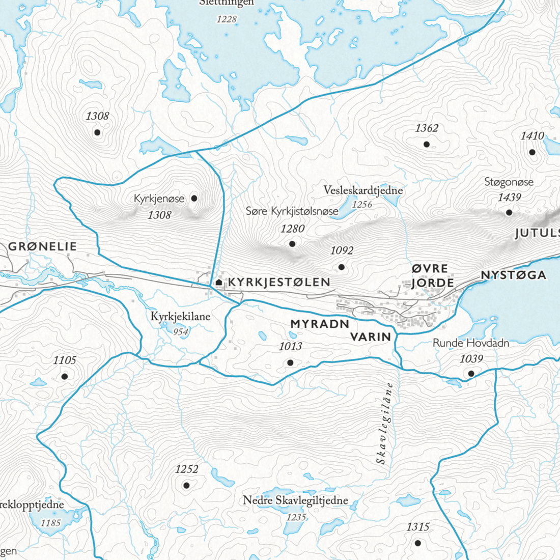 Skikart Filefjell – Dapa Maps