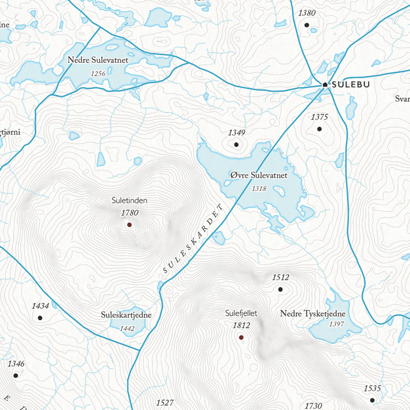Skikart Filefjell – Dapa Maps