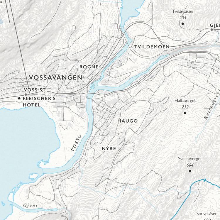 Skikart Voss – Dapa Maps